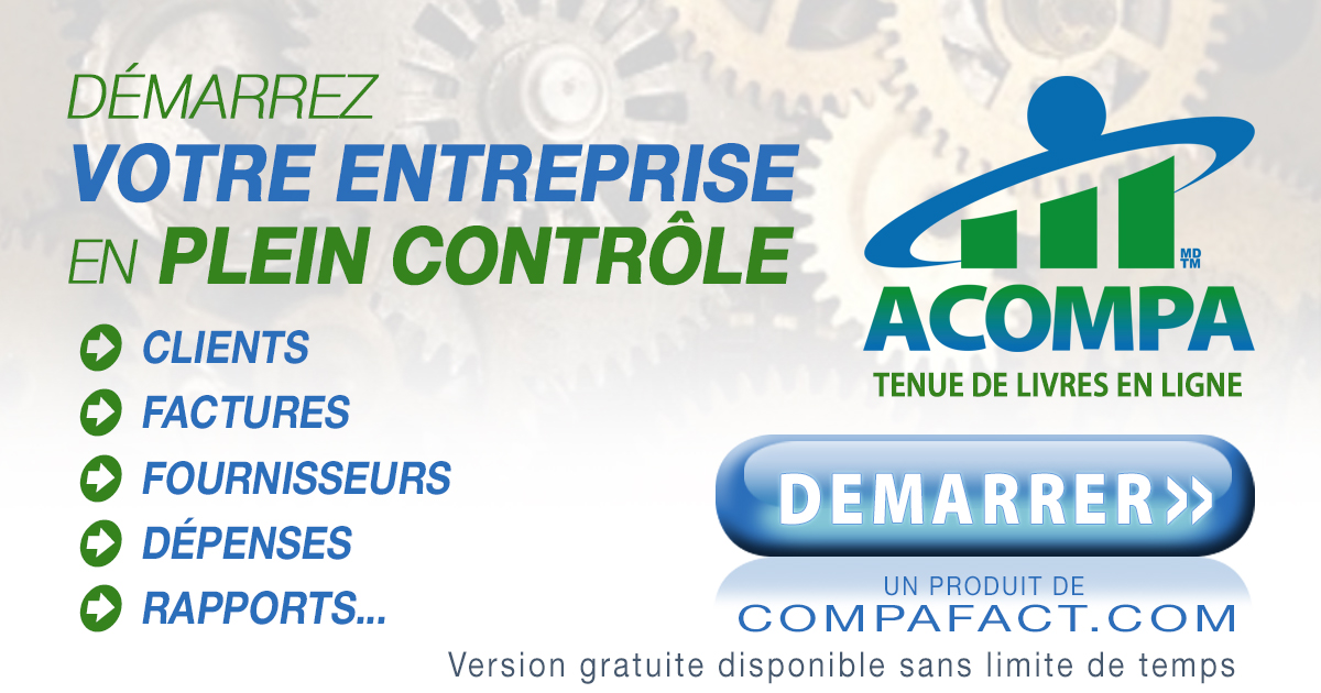 Acompa, l'application de tenue de livres en ligne de Compafact